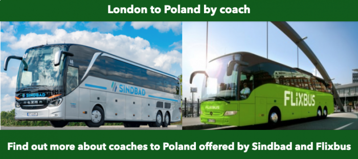 London to Poland | Warsaw, Krakow, Cracow, Gdansk - Cheap Coach/Bus ...